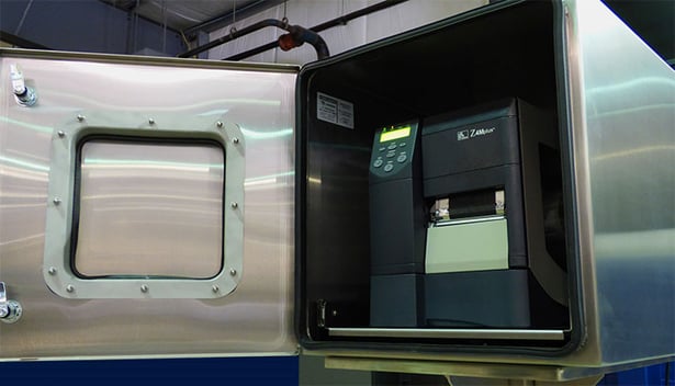 ITSENCLOSURES Introduces a NEMA 4X Stainless Steel Zebra Printer Enclosure