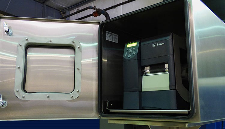 ITSENCLOSURES Introduces a NEMA 4X Stainless Steel Zebra Printer Enclosure